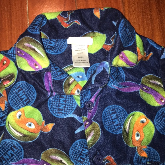 Nickelodeon | Pajamas | Ninja Turtle Tmnt Pajamas Pjs Boys 6 | Poshmark